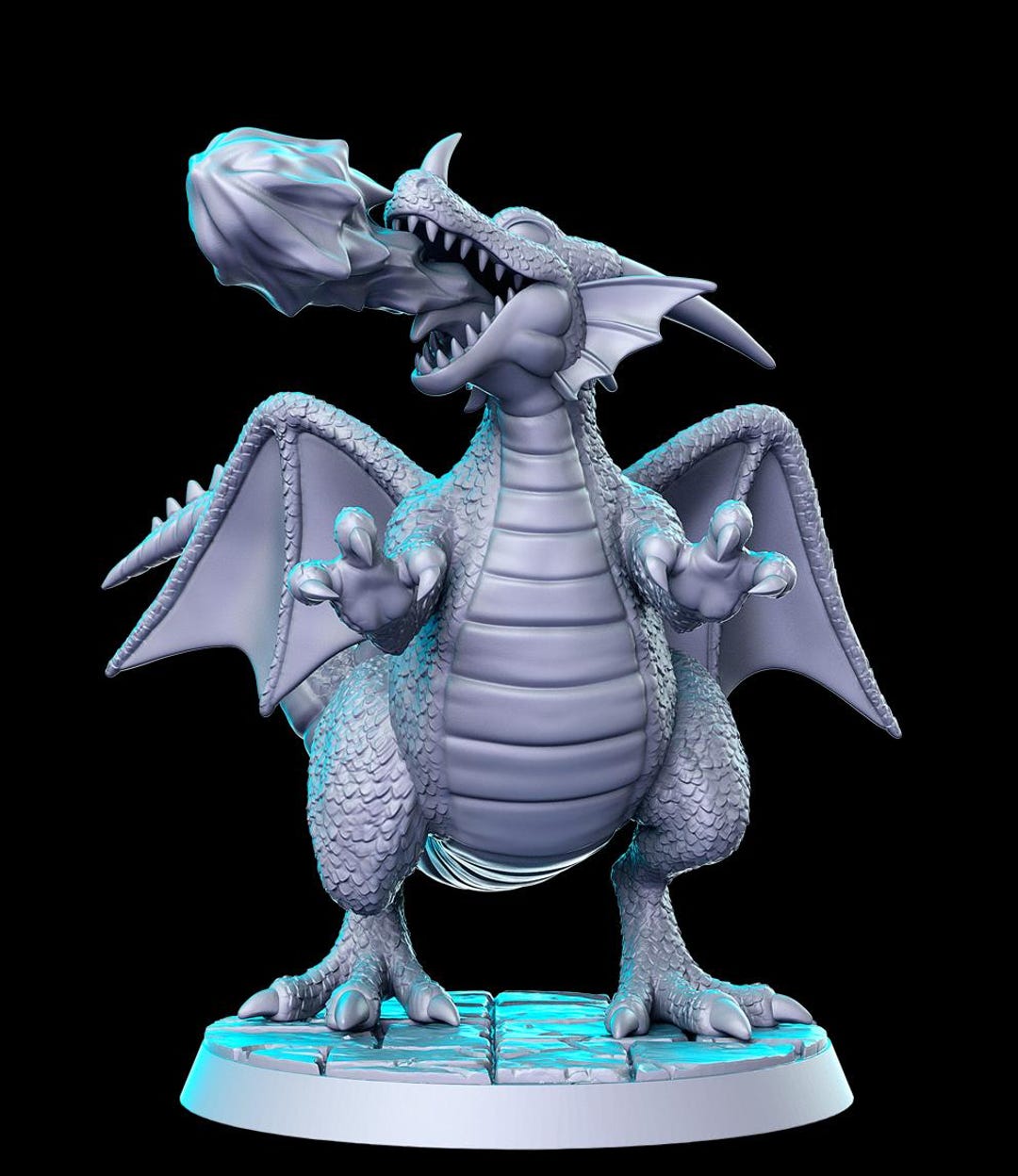Dragonform - JRPG - 3D Printed Resin Miniature for Tabletop Games ...