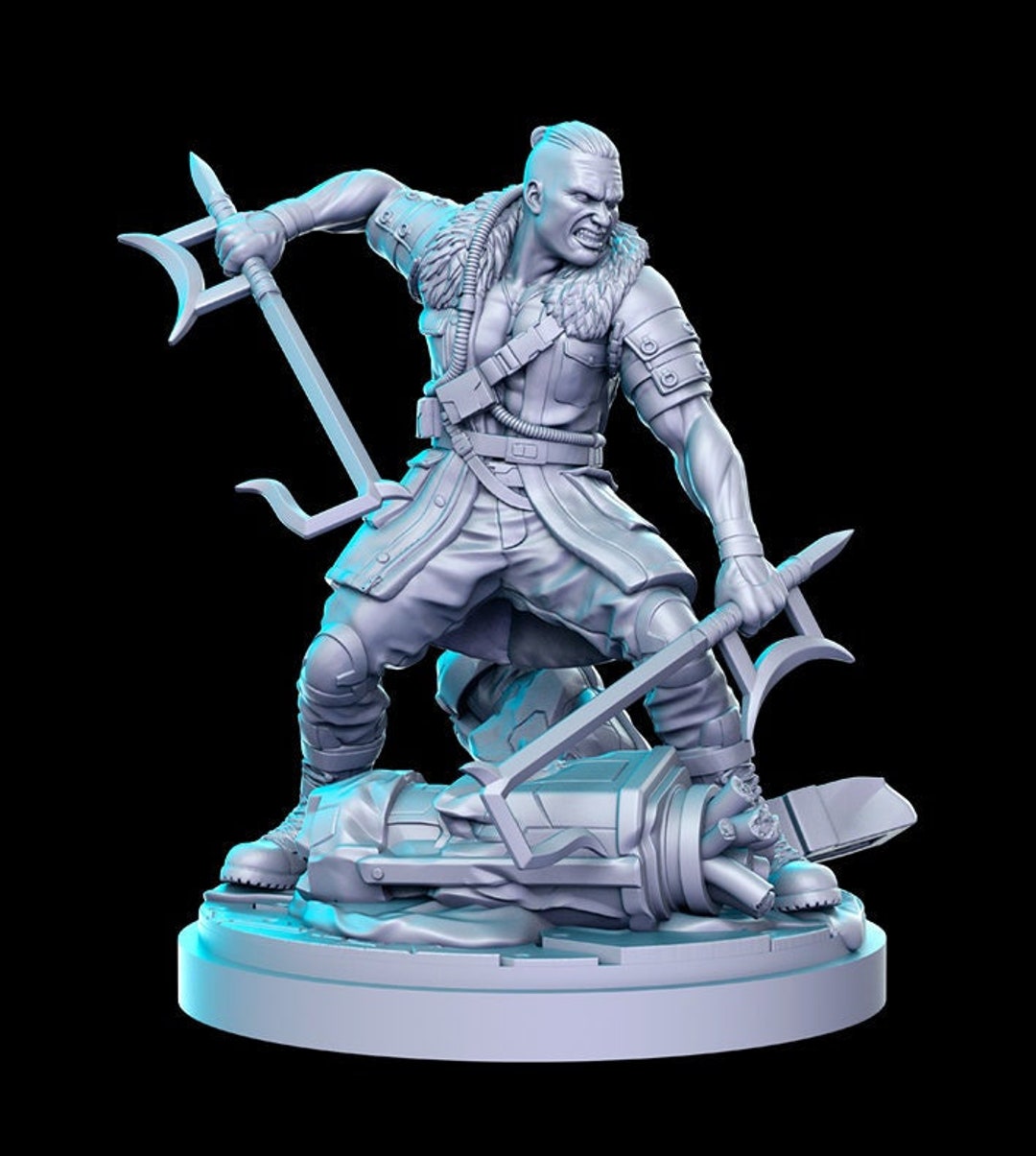 Kabal Death Match 3D Printed Resin Miniature for Tabletop Games ...