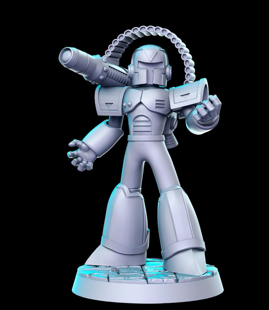 Vile Megaman - JRPG - 3D Resin Printed Miniature Tabletop Games D&D ...