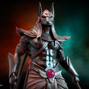 Anubis - High Detail Multi Part Resin Kit - Femme Fatale Fantasy- Resin 3D Printed Figure by ...
