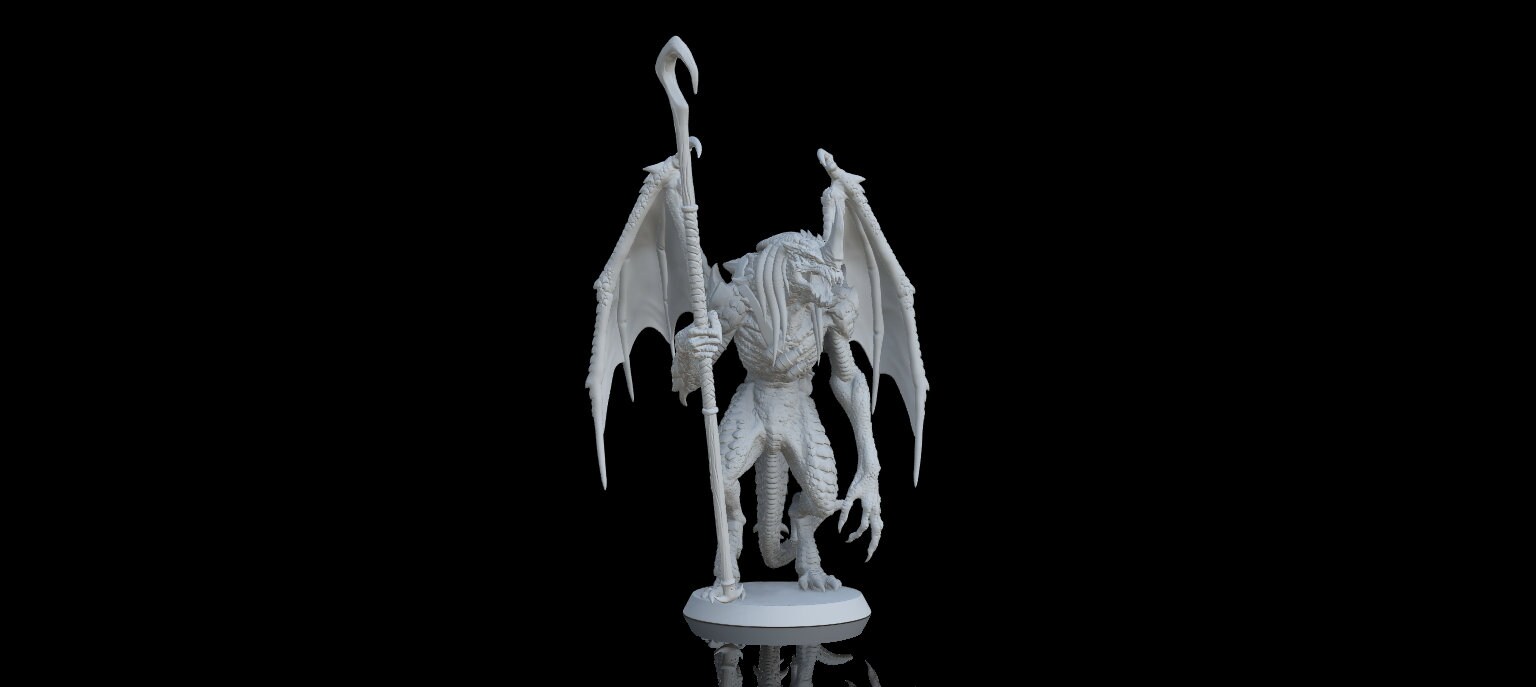 Blue Abishai High Detail Multi-part Miniature Resin 3D | Etsy