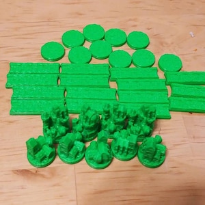 Settlers of Catan Board Game 3D Printed, Hand Painted - Etsy