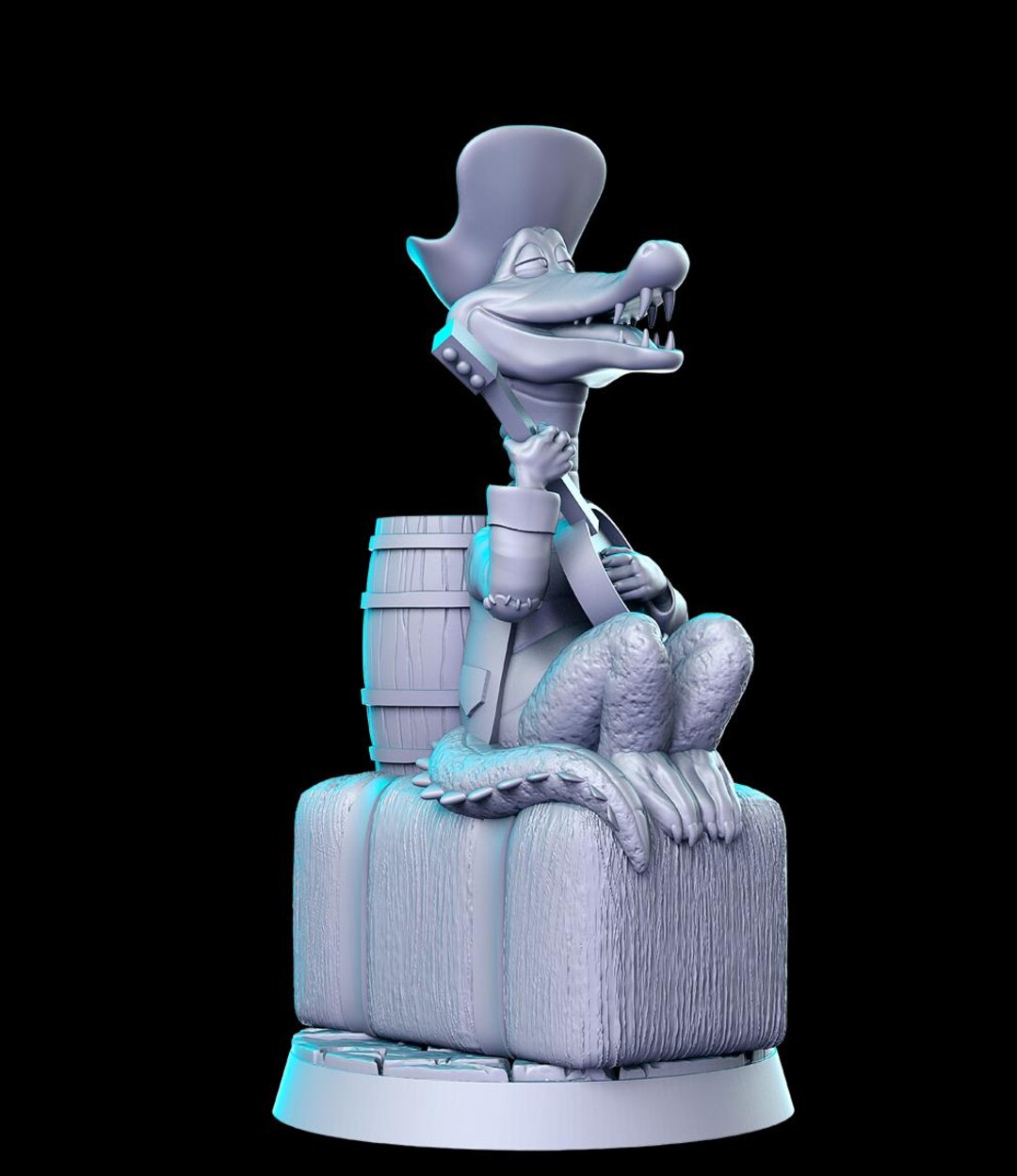 Brer Gator - Splash Mountain Disney - 3D Printed Resin Miniature for ...