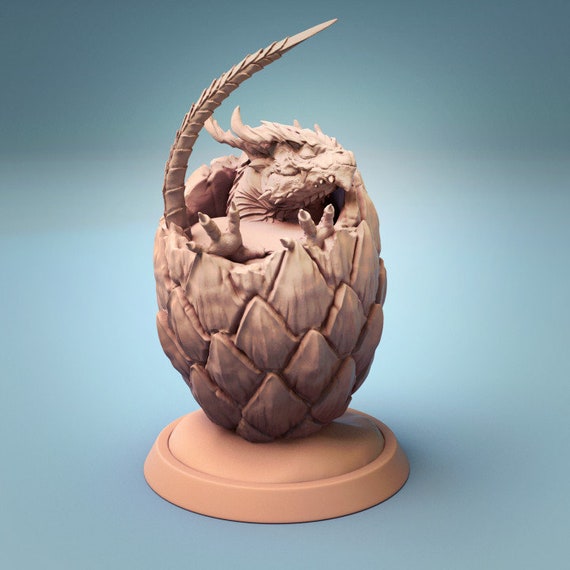 Dragon Hatching From Egg