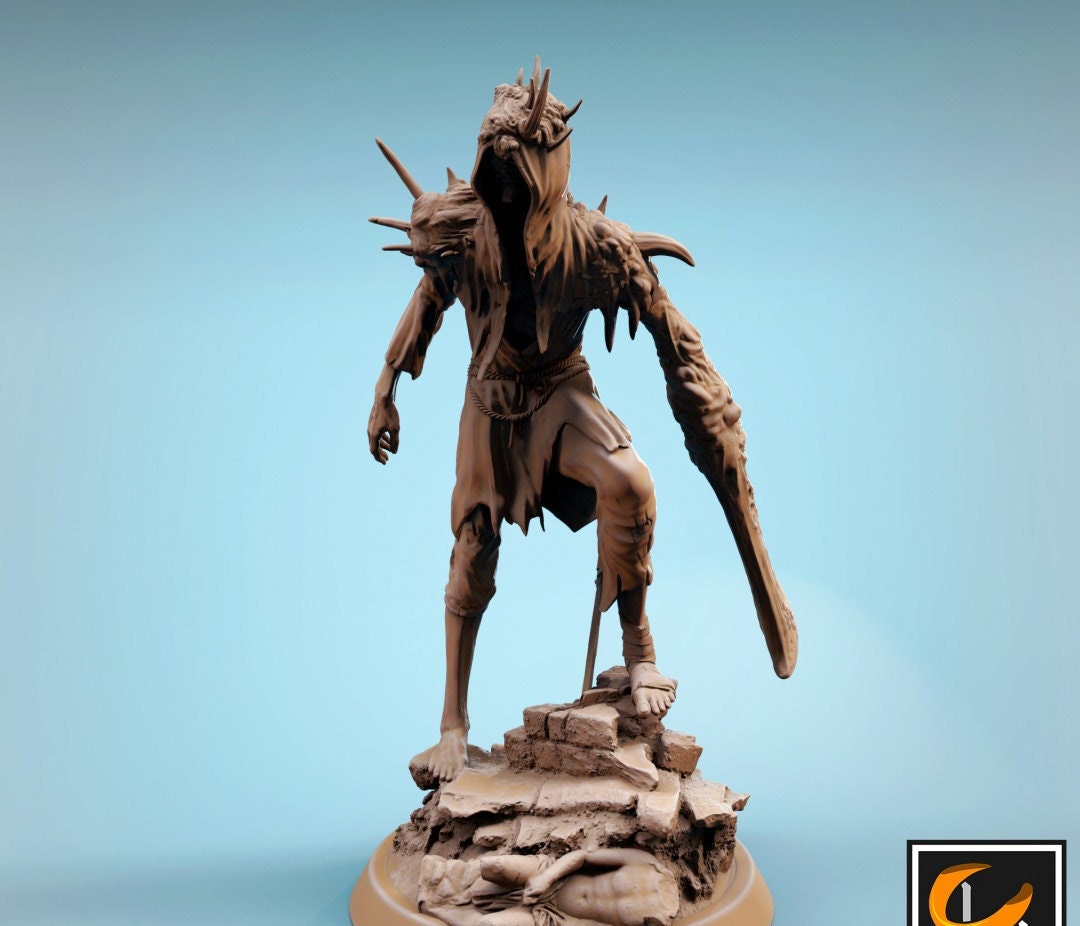 Corrupted Villager High Detail Resin 3D Printed Miniature Dungeons and ...