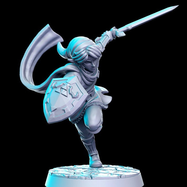 Finn Elven Adventurer Thieves and Assassins 3D Resin - Etsy