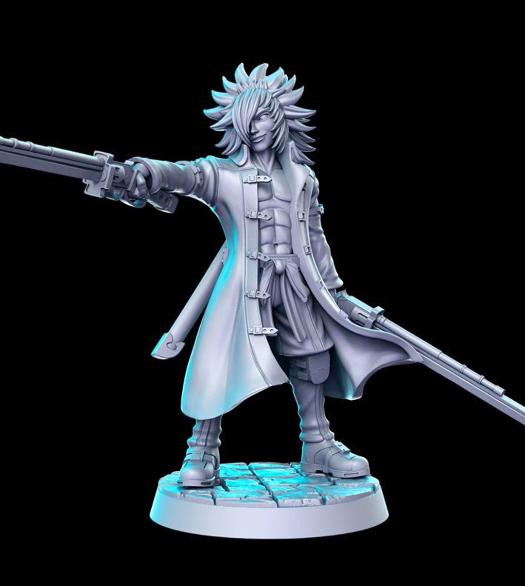 Weiss FF7 - JRPG - 3D Resin Printed Miniature Tabletop Games D&D ...