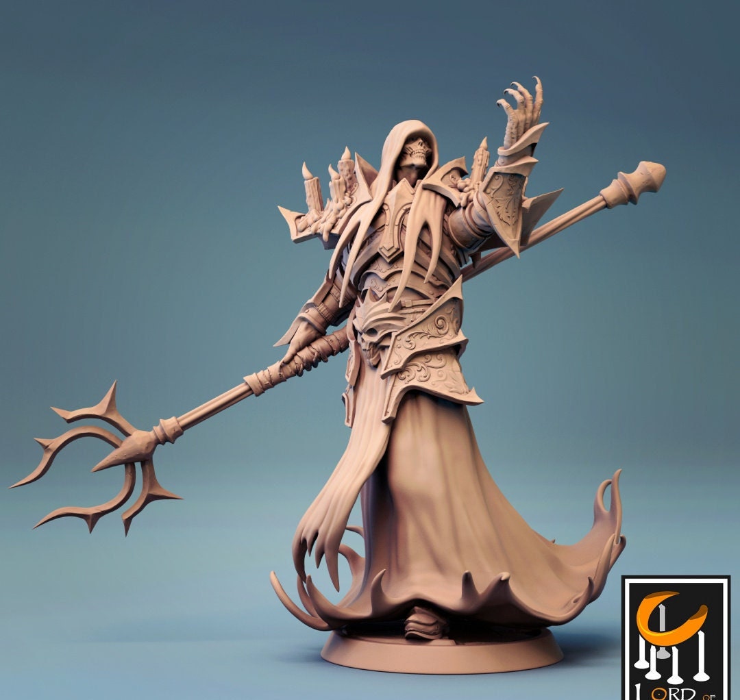 Necromancer - High Detail Multi-part Miniature - Resin 3D Printed ...