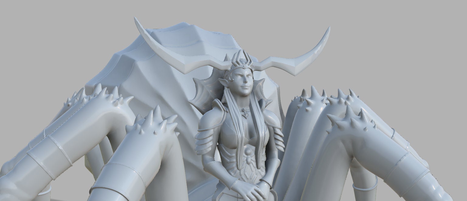 Drider Queen 3d Printed Miniature for D&D Dungeons and | Etsy UK