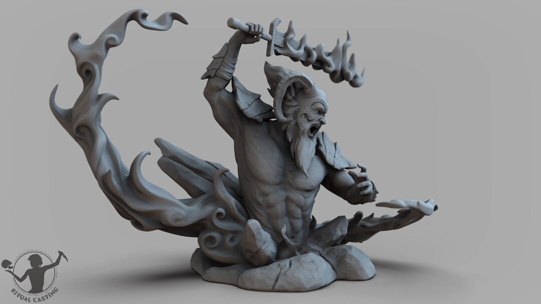 Surtr - the Fire Giant - Harbinger of Ragnarok - High Detail Multipart ...