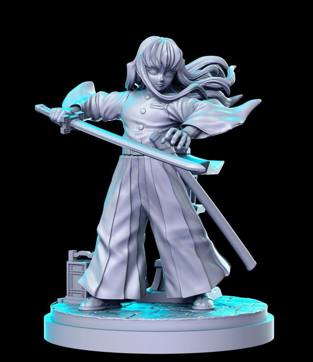 Muichiro Tokito - Anime - JRPG - 3D Resin Printed Miniature Tabletop ...