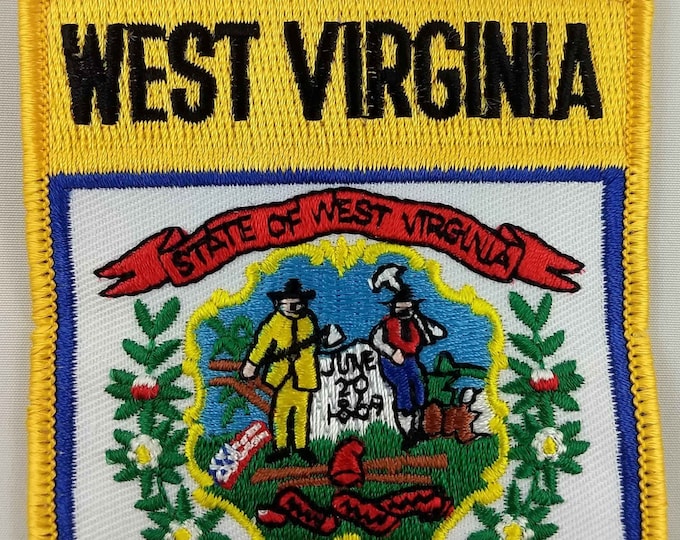 Tiny, West Virginia State Patch Any Color Custom Made - Etsy