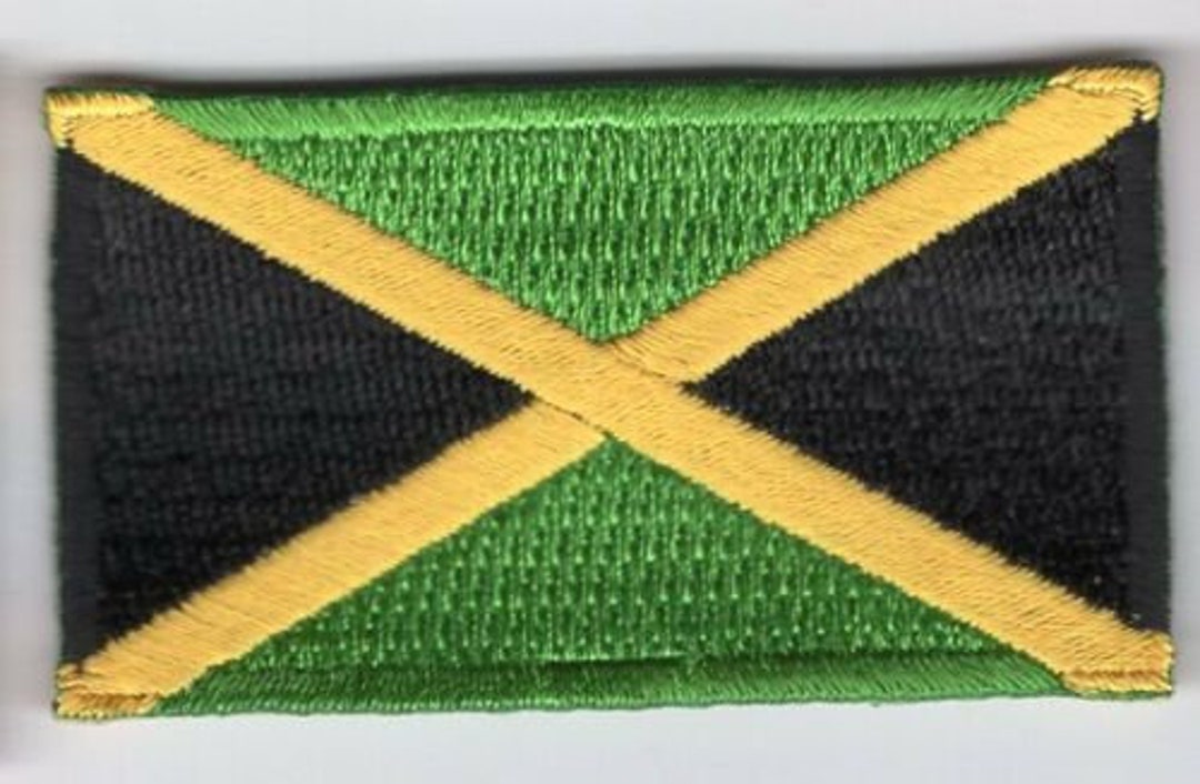 Jamaica Patch Embroidered Iron on Badge Applique Jamaican - Etsy