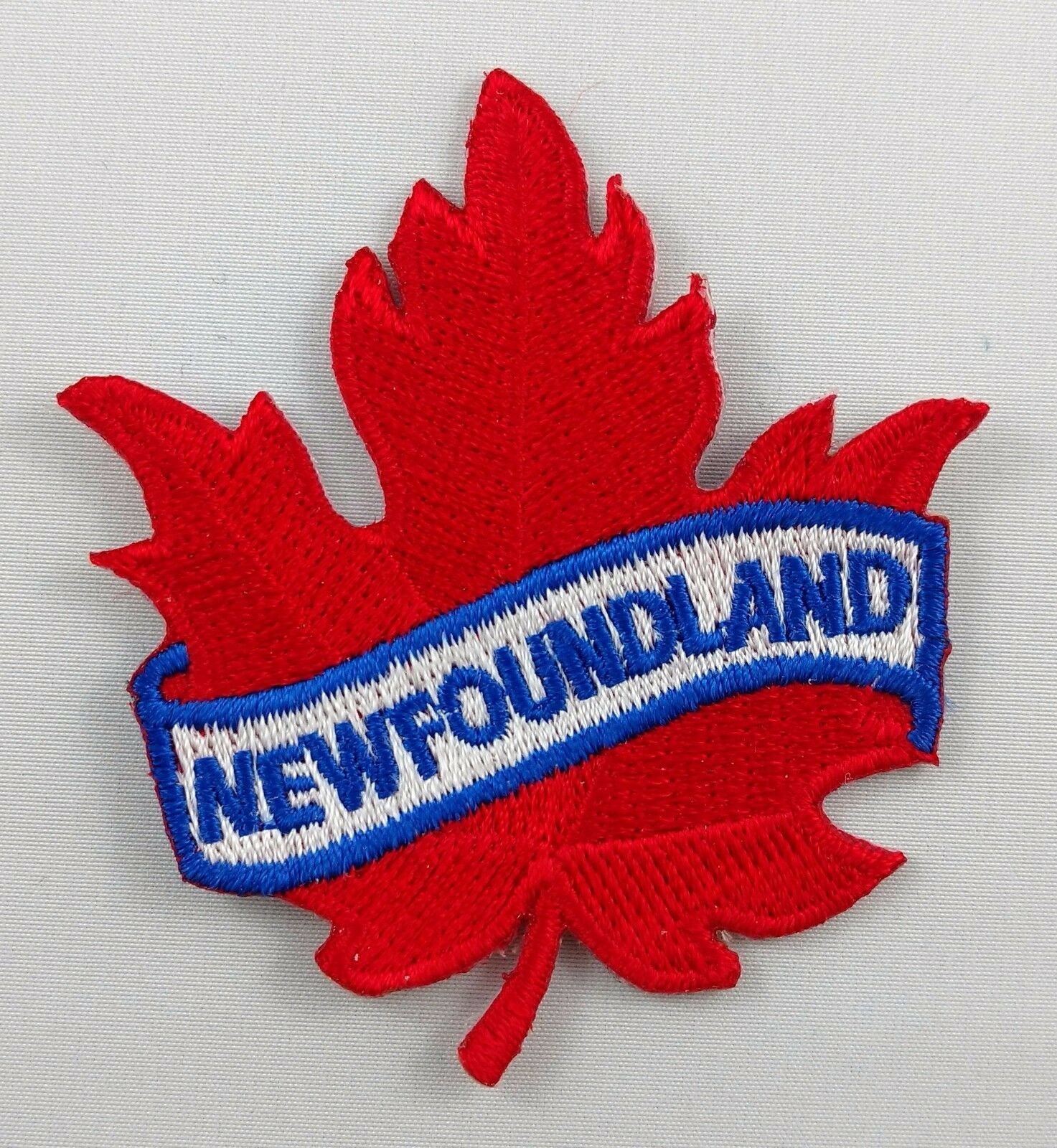 Newfoundland Maple Leaf Patch Embroidered Iron on Applique - Etsy