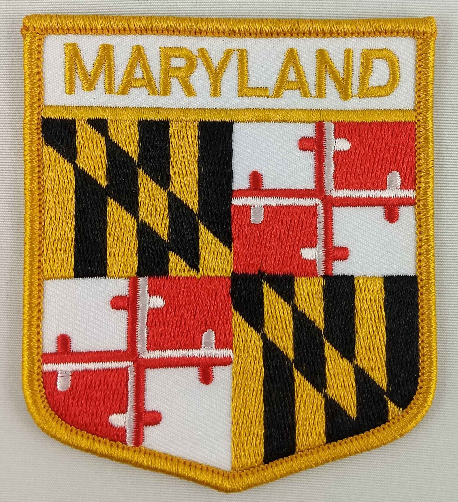 Maryland State Shield Patch Badge Embroidered Iron on Applique USA ...