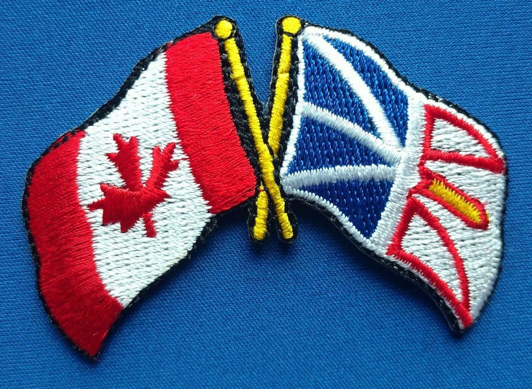 Canada / Newfoundland Friendship Flag Patch Embroidered Iron on ...