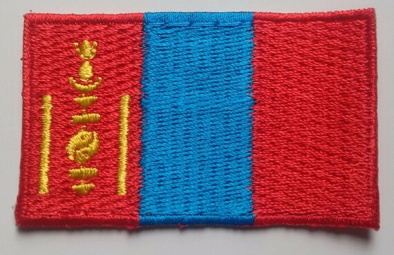 Mongolia Patch Embroidered Iron on Badge Applique Mongolian - Etsy