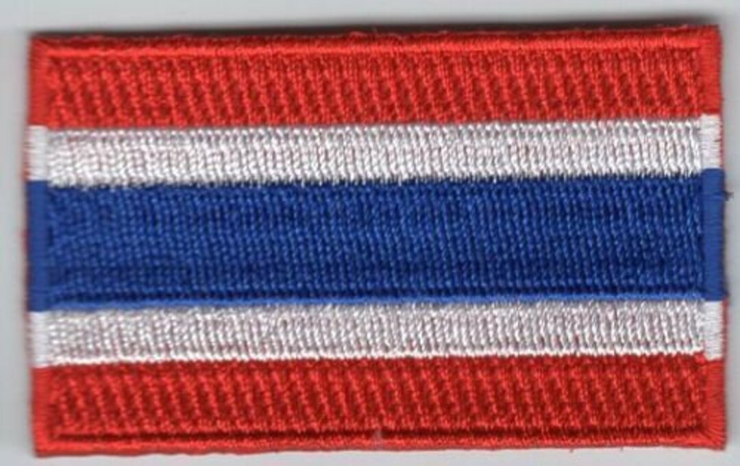 Thailand Patch Embroidered Iron on Badge Applique Thai - Etsy