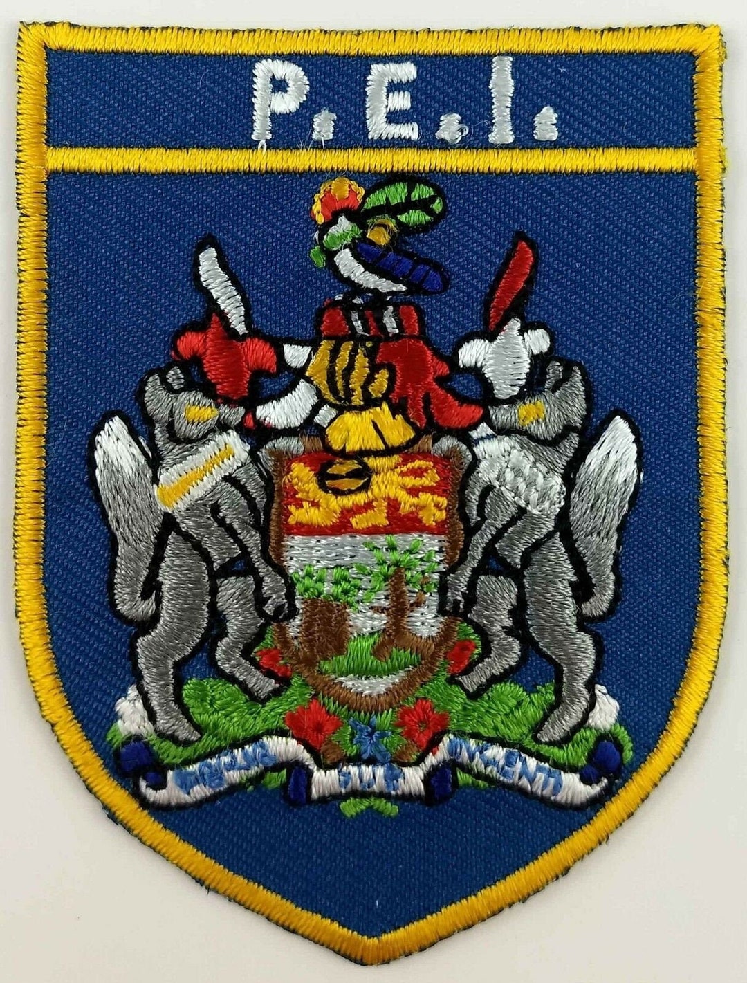 Prince Edward Island PEI COA Coat of Arms Shield Crest Patch ...