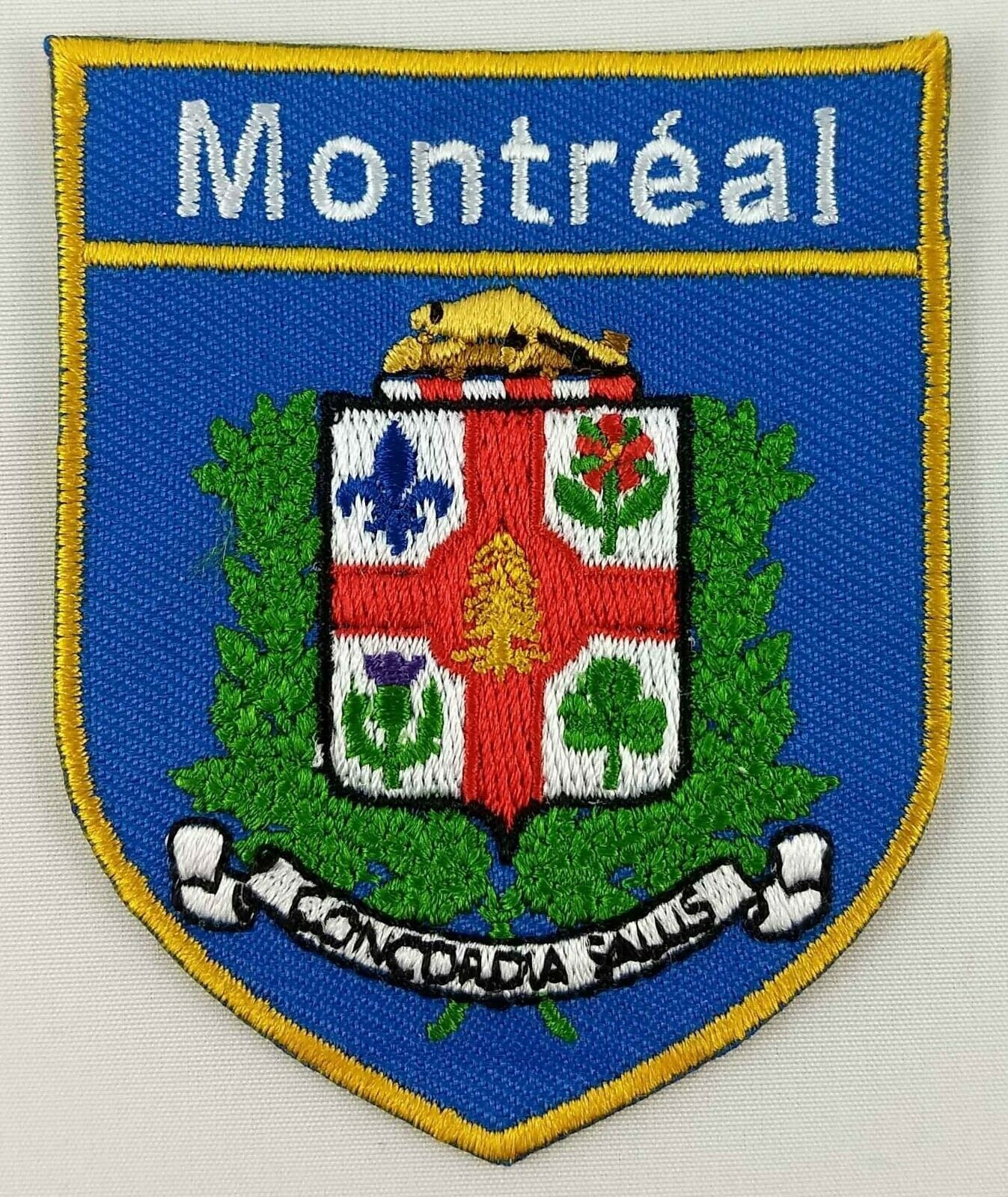 Montreal City COA Coat of Arms Shield Crest Patch Embroidered - Etsy Canada