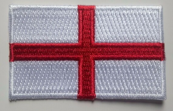 England Patch Embroidered Iron On Badge Applique English | Etsy