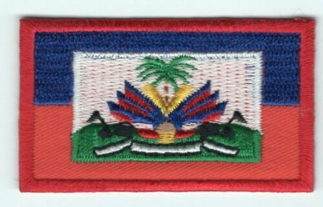 Haiti Patch Embroidered Iron on Badge Applique Haitian - Etsy UK