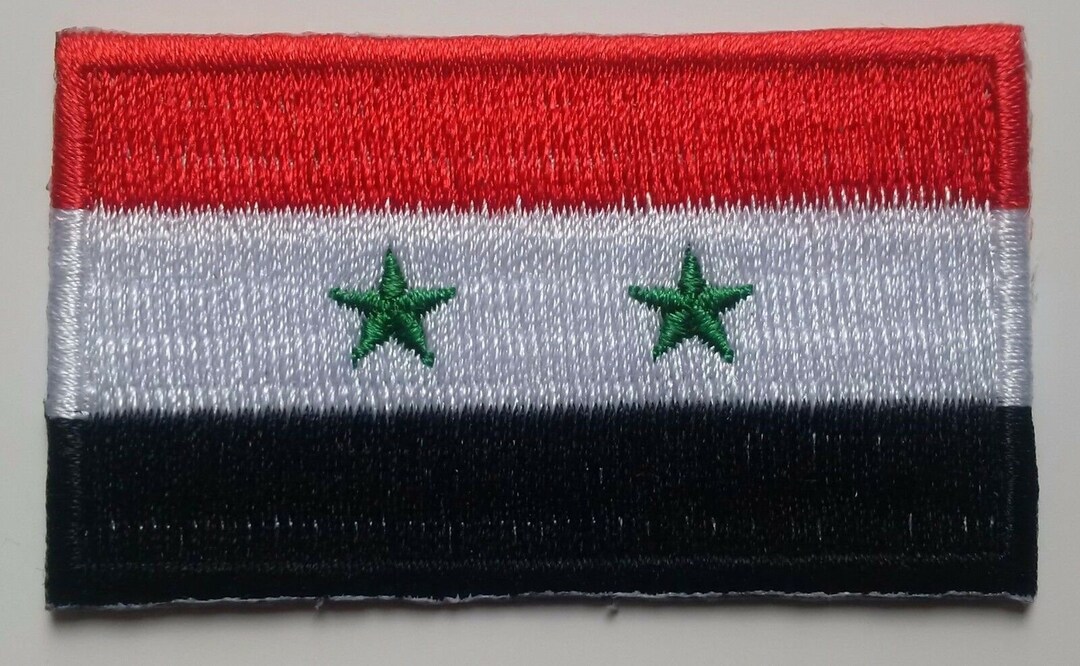 Syria Patch Embroidered Iron on Badge Applique Syrian - Etsy