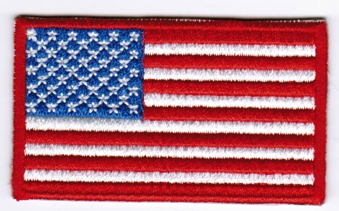 USA American Patch Embroidered Iron on Badge Applique United States of ...