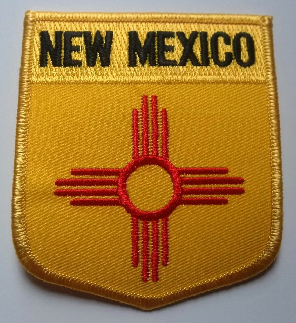 New Mexico State Shield Patch Badge Embroidered Iron on Applique USA ...