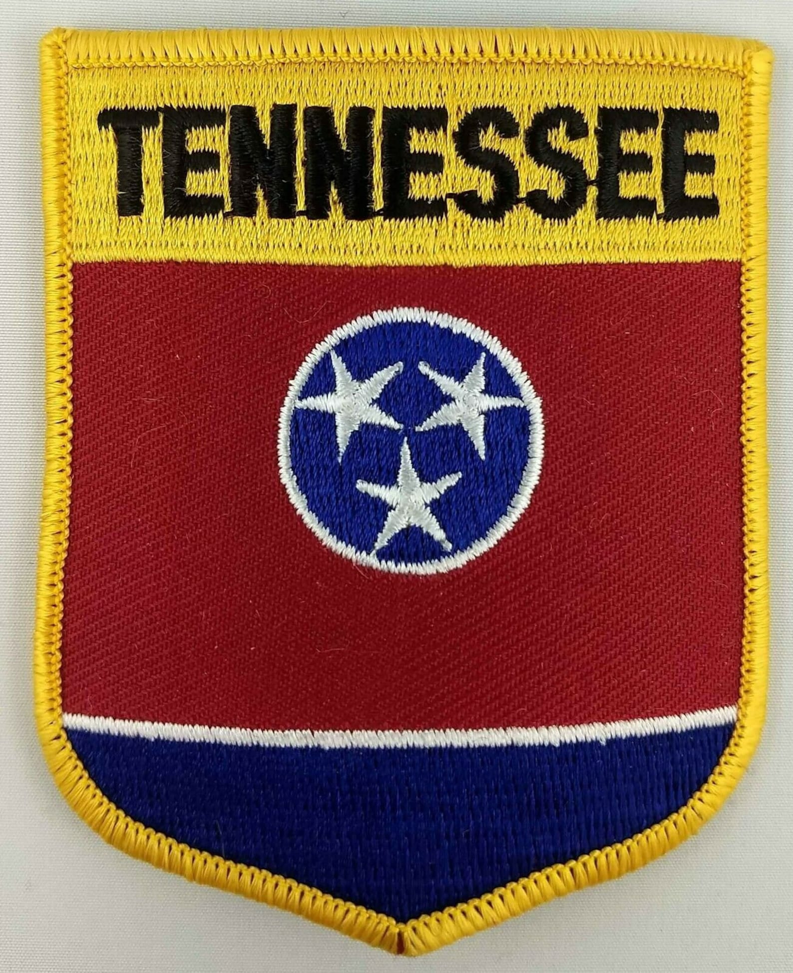 Tennessee State Shield Patch Badge Embroidered Iron On | Etsy