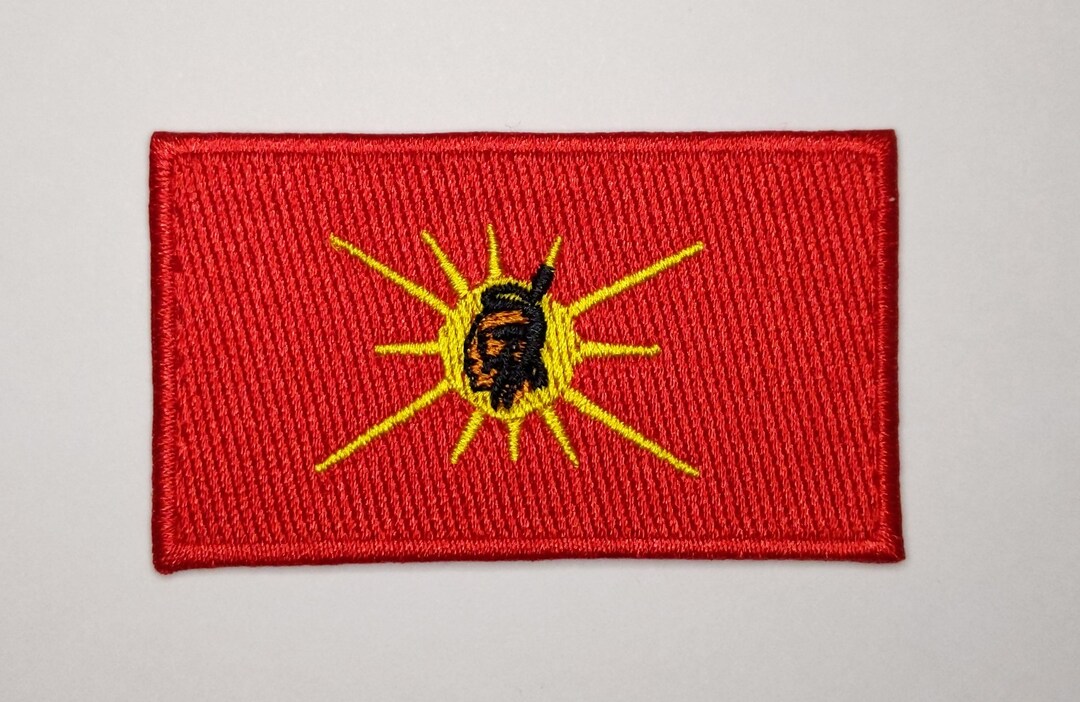 Oka Mohawk Warrior Flag Patch Embroidered Iron on Applique - Etsy