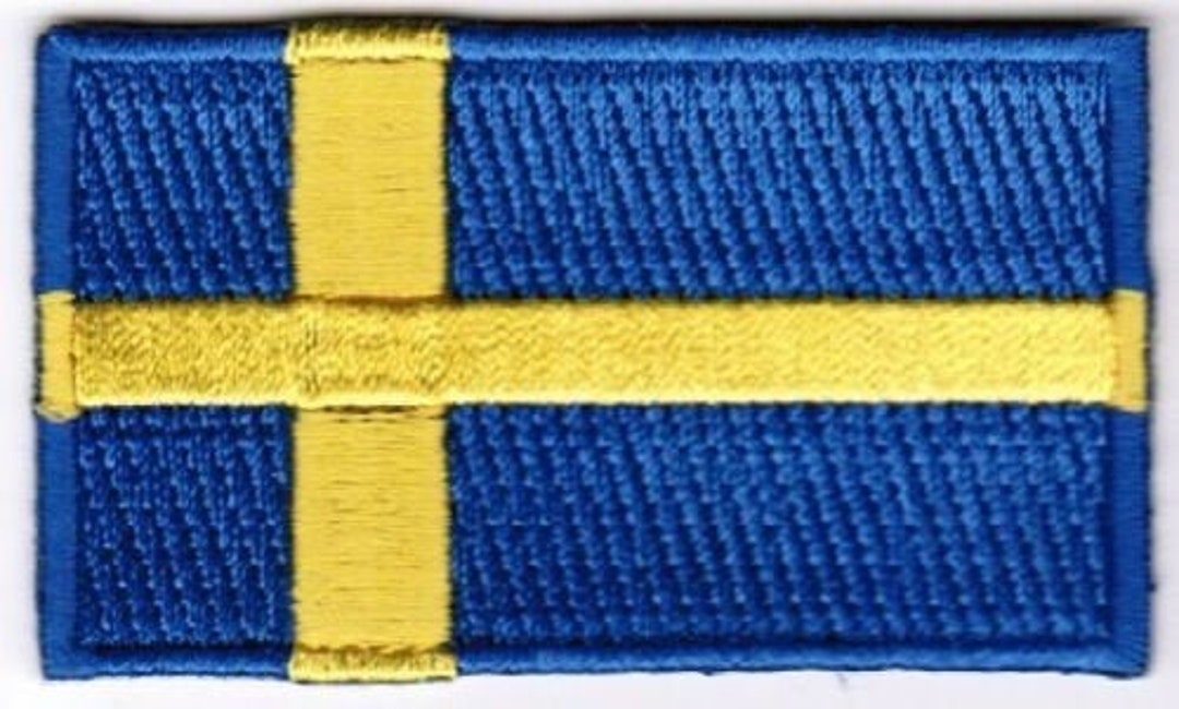 Sweden Patch Embroidered Iron on Badge Applique Swedish - Etsy