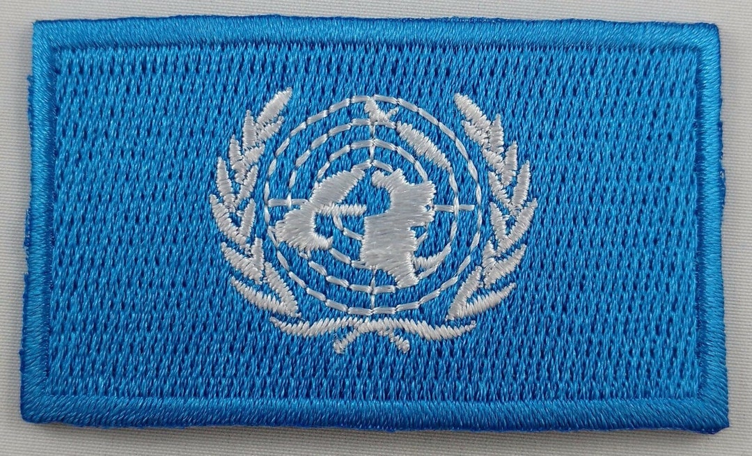 United Nations Patch Embroidered Iron on Badge Applique UN - Etsy