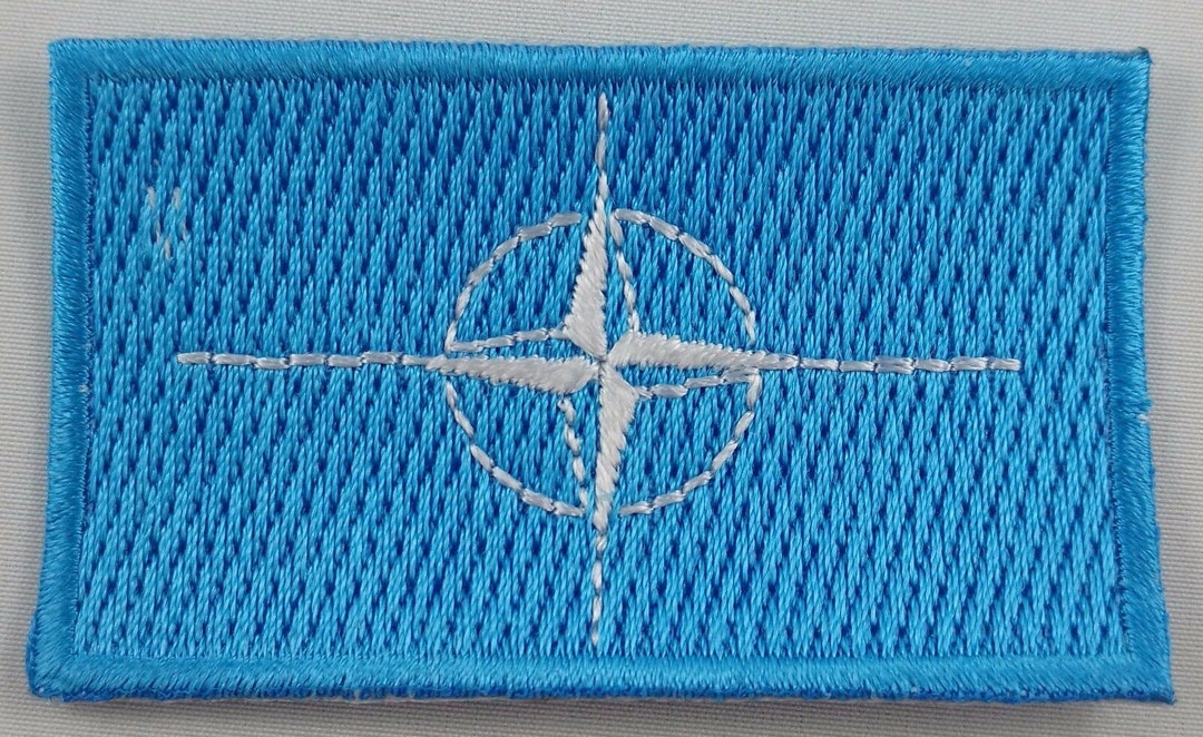 Nato Patch Embroidered Iron on Badge Applique - Etsy