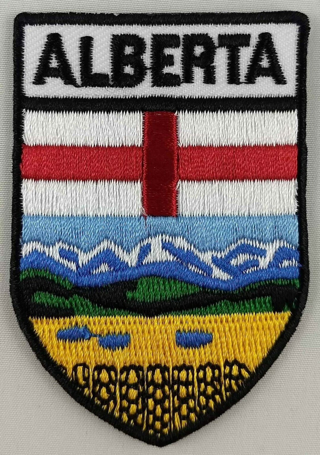 Alberta Province Shield Crest Patch Badge Embroidered Iron on Sew on ...