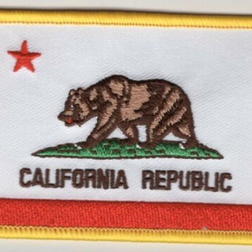 California Patch Grizzly Bear Poppies National Parks CA | Etsy