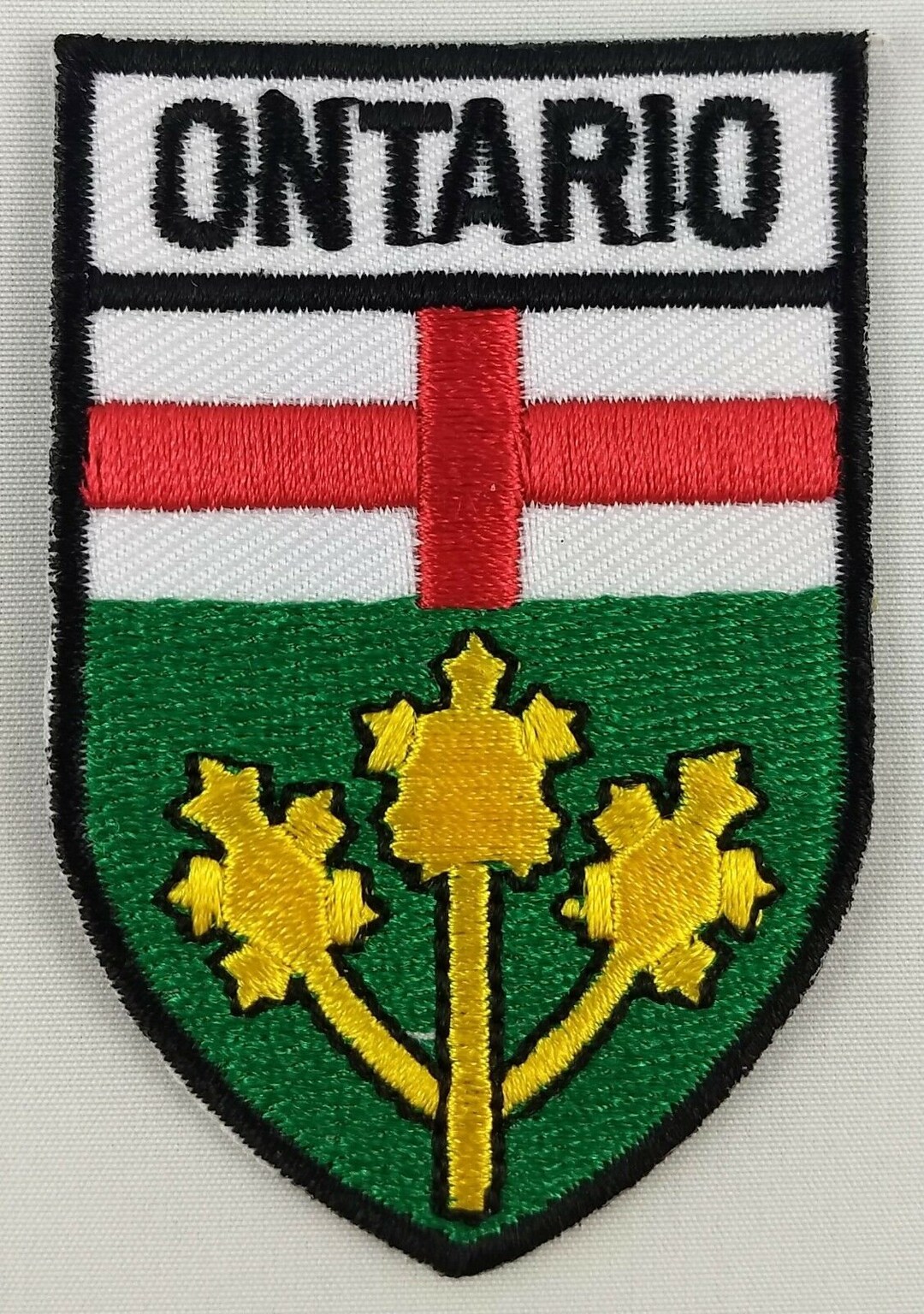 Ontario Province Shield Crest Patch Badge Embroidered Iron on Sew on ...