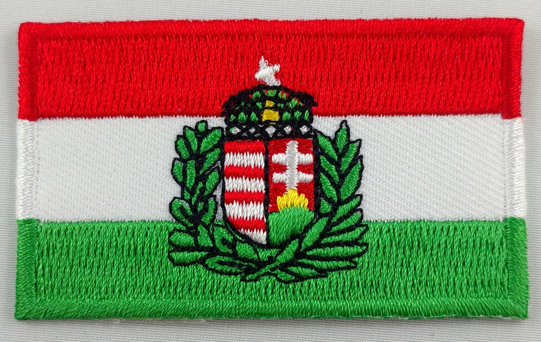 Hungary Coat of Arms Flag Patch Embroidered Iron on Applique Hungarian - Etsy