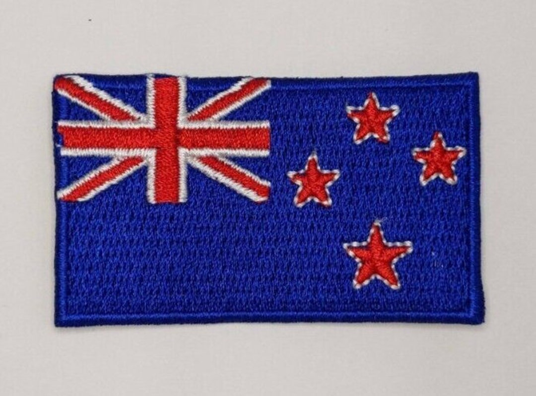 New Zealand Patch Embroidered Iron on Badge Applique New Zealander - Etsy