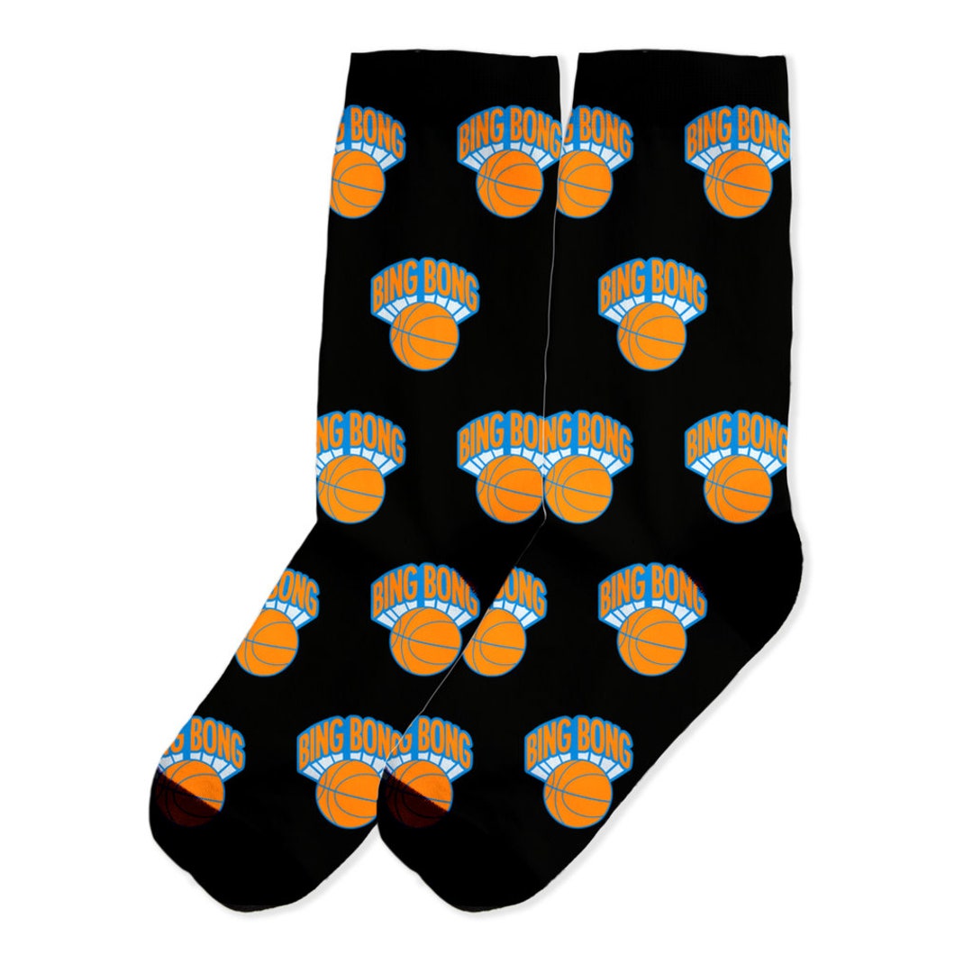 Bing Bong Knicks New York Basketball Spoof Vintage Socks - Etsy