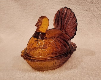 Pressed Glass Dish - Etsy