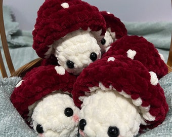 Crochet Amigurumi Mushroom Pop-it Fidget Toy Plushie - Etsy