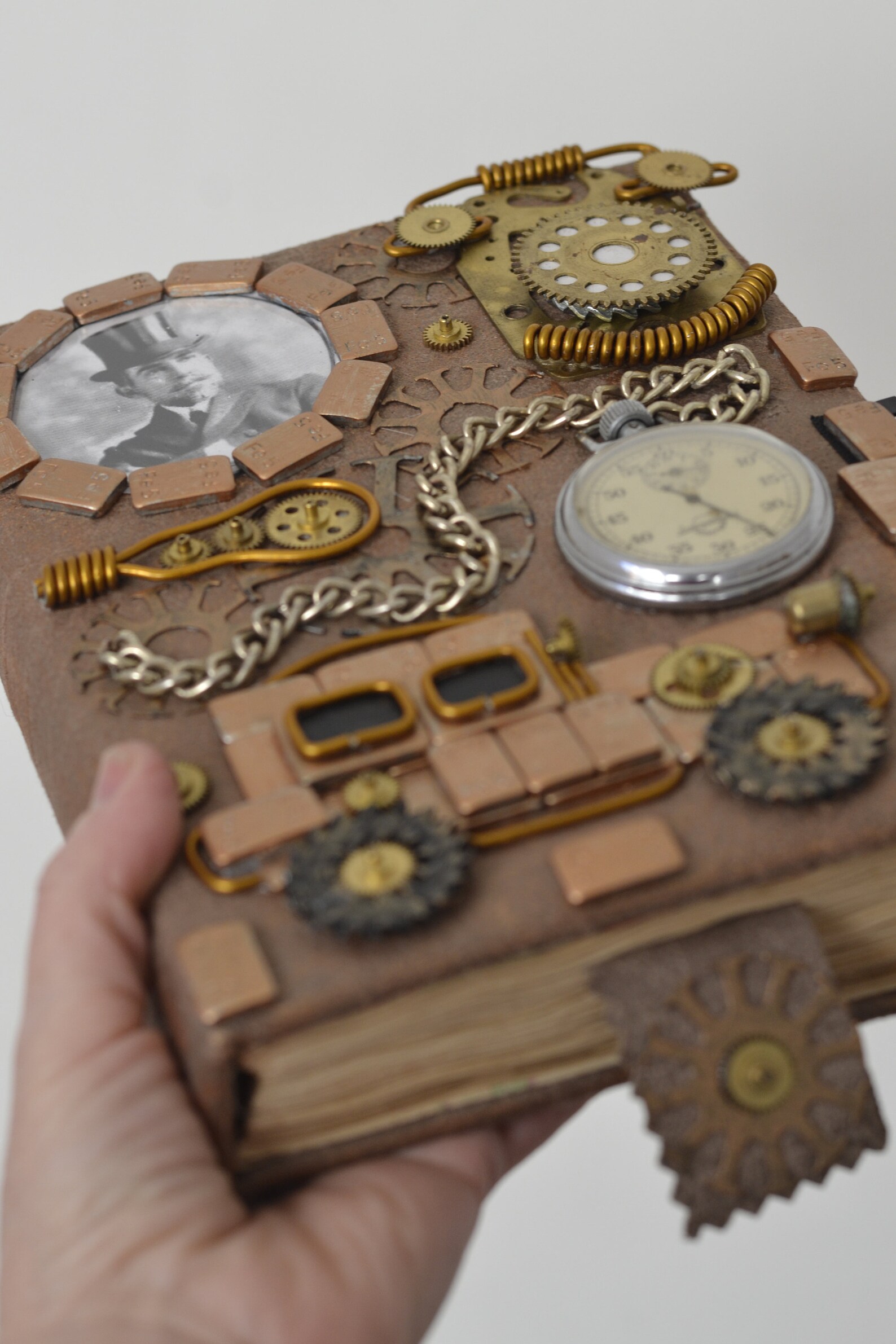 Steampunk Notebook Men Notepad Blank Journal Exclusive Journal A5 ...