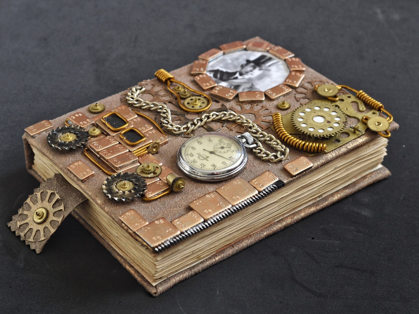 Steampunk Notebook Men Notepad Blank Journal Exclusive Journal A5 ...