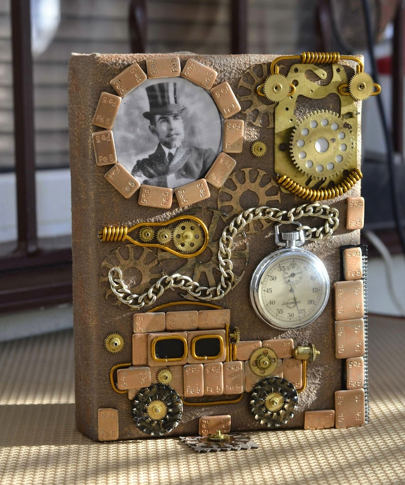 Steampunk Notebook Men Notepad Blank Journal Exclusive Journal A5 ...