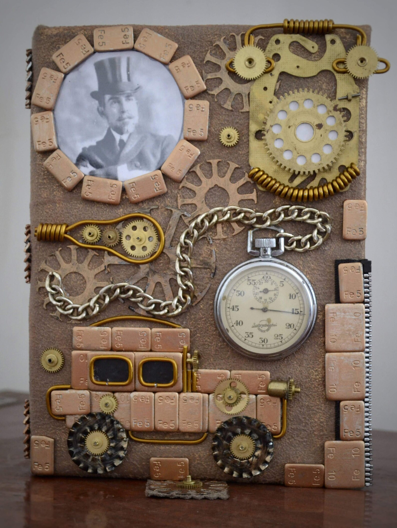 Steampunk Notebook Men Notepad Blank Journal Exclusive Journal A5 ...