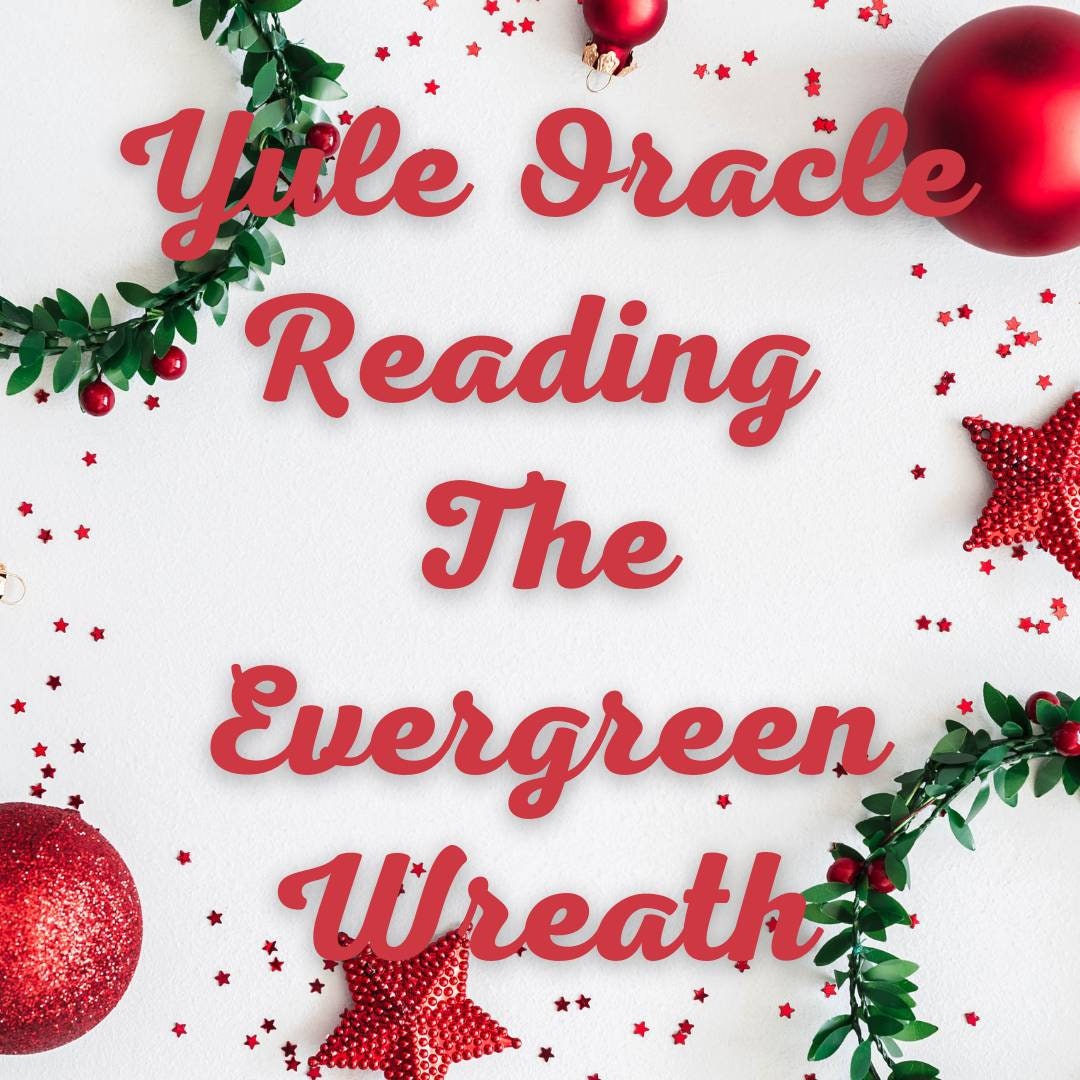 Yule Oracle Reading Evergreen Wreath Growth - Etsy