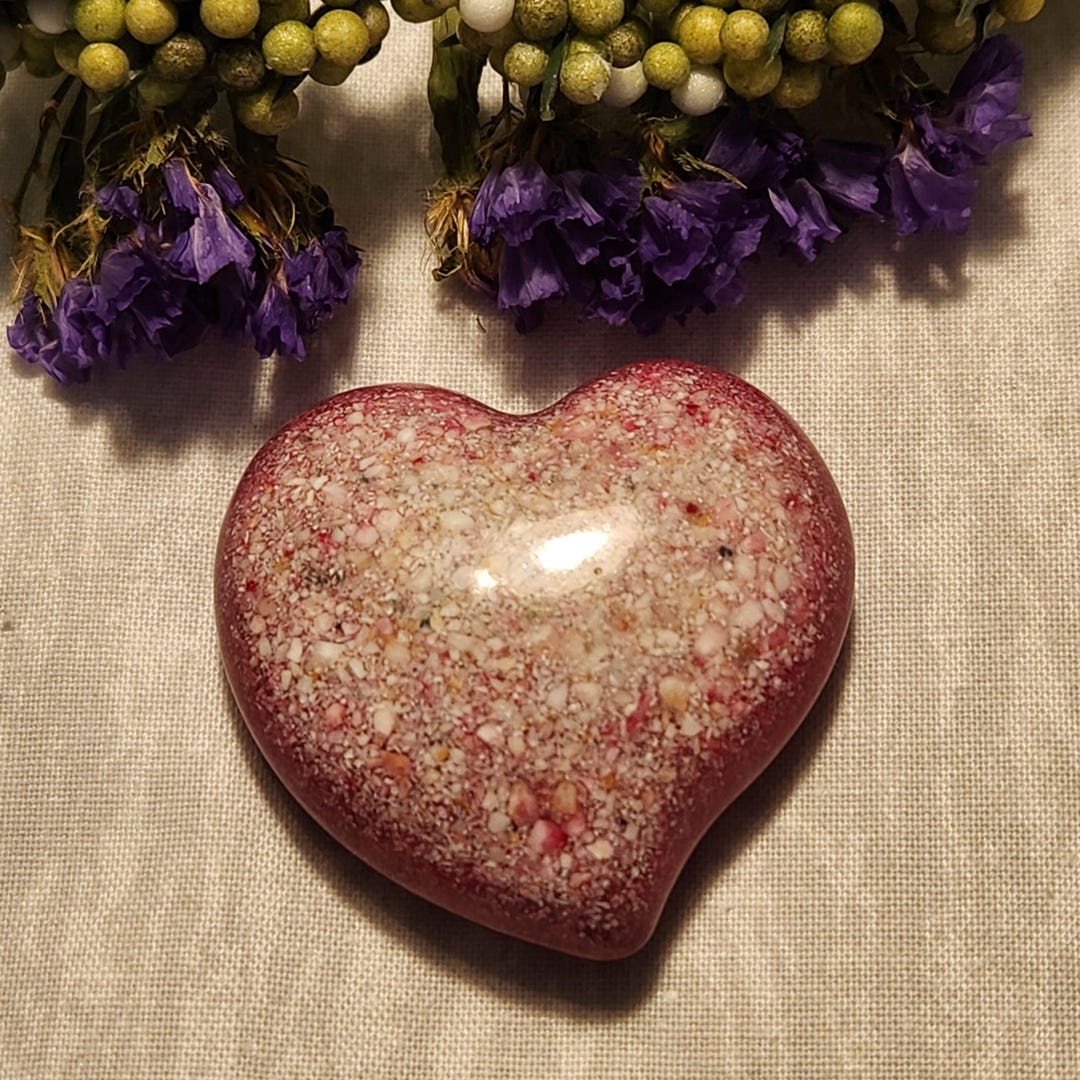 Custom Made Heart Paperweight Made With Your Ashes and Comes in Choice ...