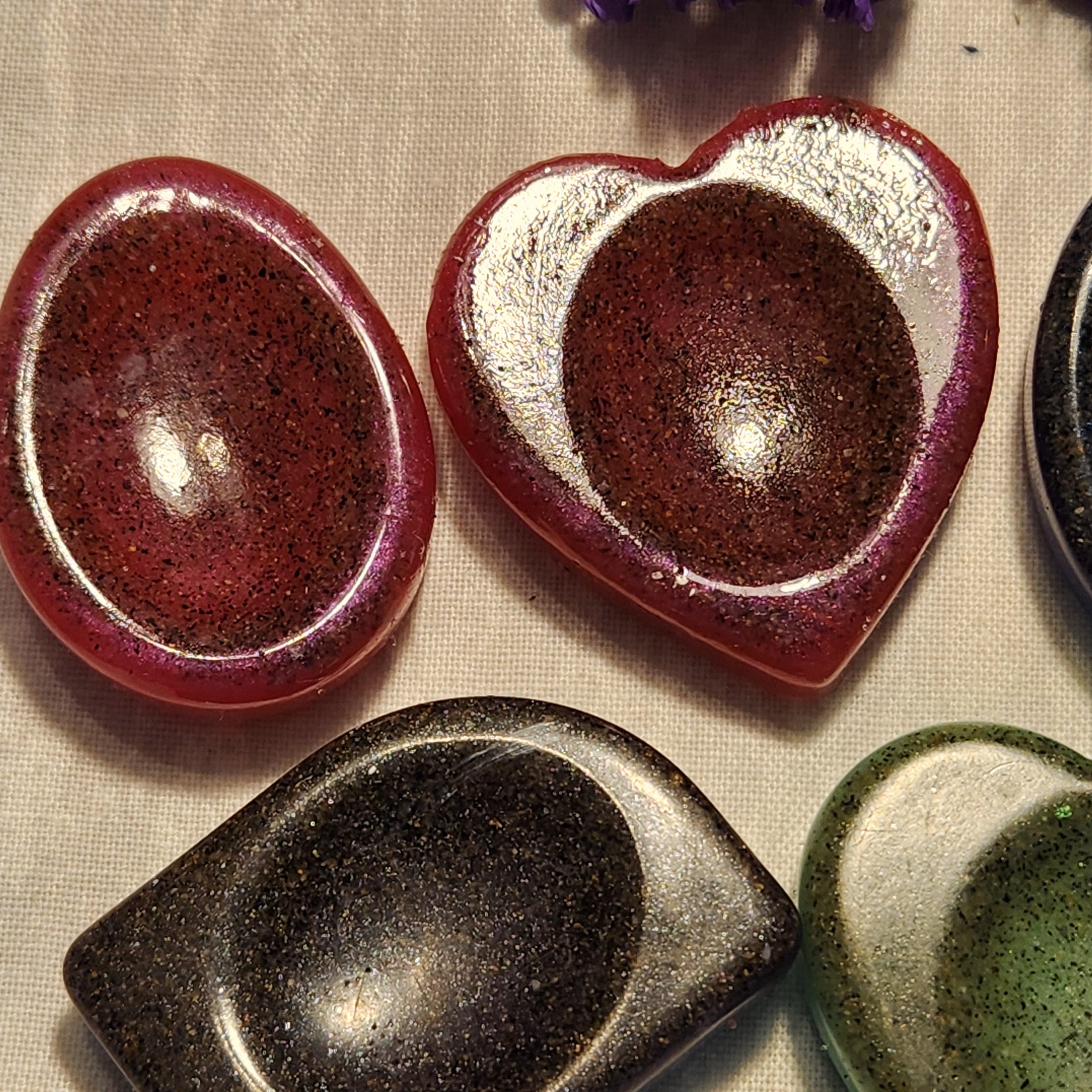 Custom Made Worry Stones With Cremation Ashes With Choice of 6 Colors ...