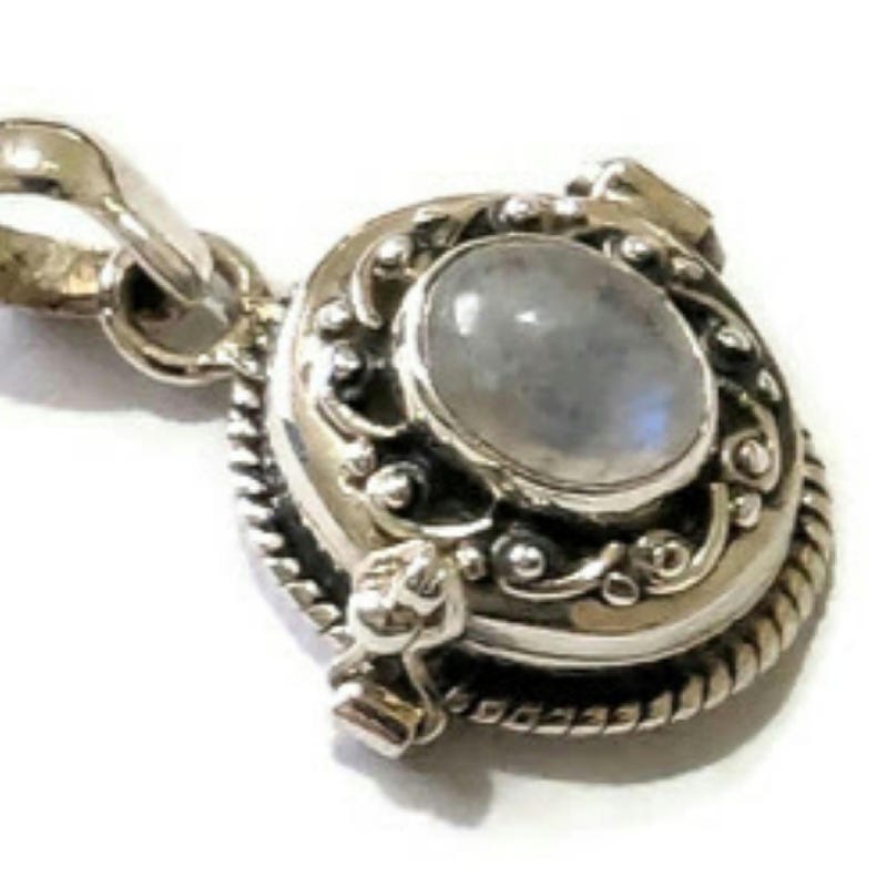 Moonstone Locket - Etsy